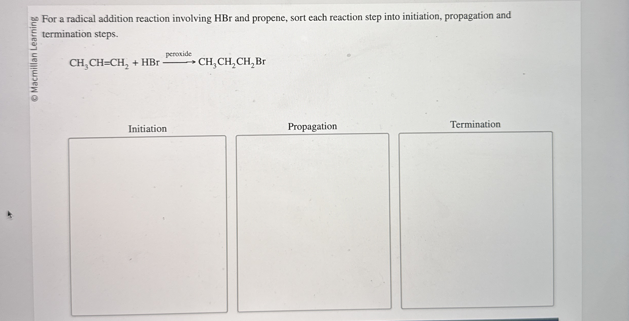 High Quality SOLUTION ?∞ ﻿For a radical addition reaction involving HBr ...