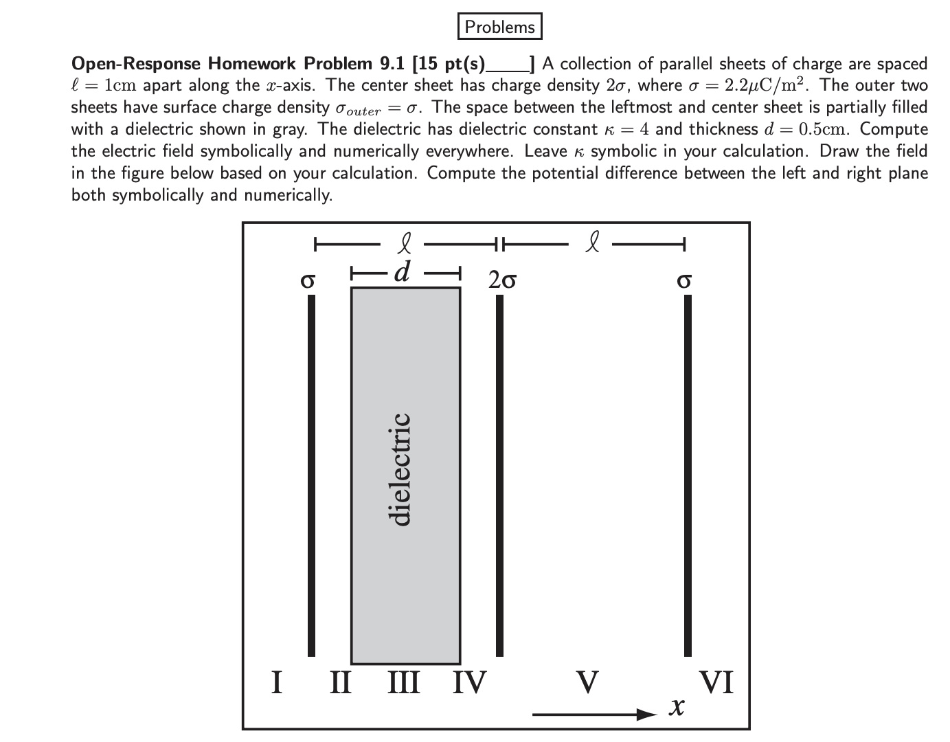 Solved Open-Response Homework Problem 9.1 [15 ﻿pt(s)__] ﻿A | Chegg.com