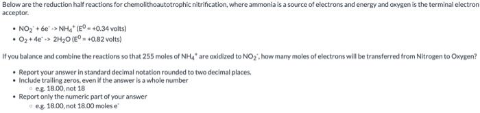 - CO2+8e−→CH3COO−(E0=−0.29 volts ) - SO42−+8e−→H2 | Chegg.com
