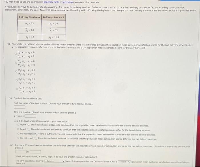 Solved You may need to use the appropriate appendix table or | Chegg.com