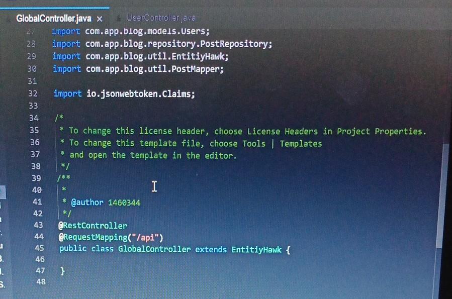 Solved 1. Blogging App Create the following APls: • | Chegg.com