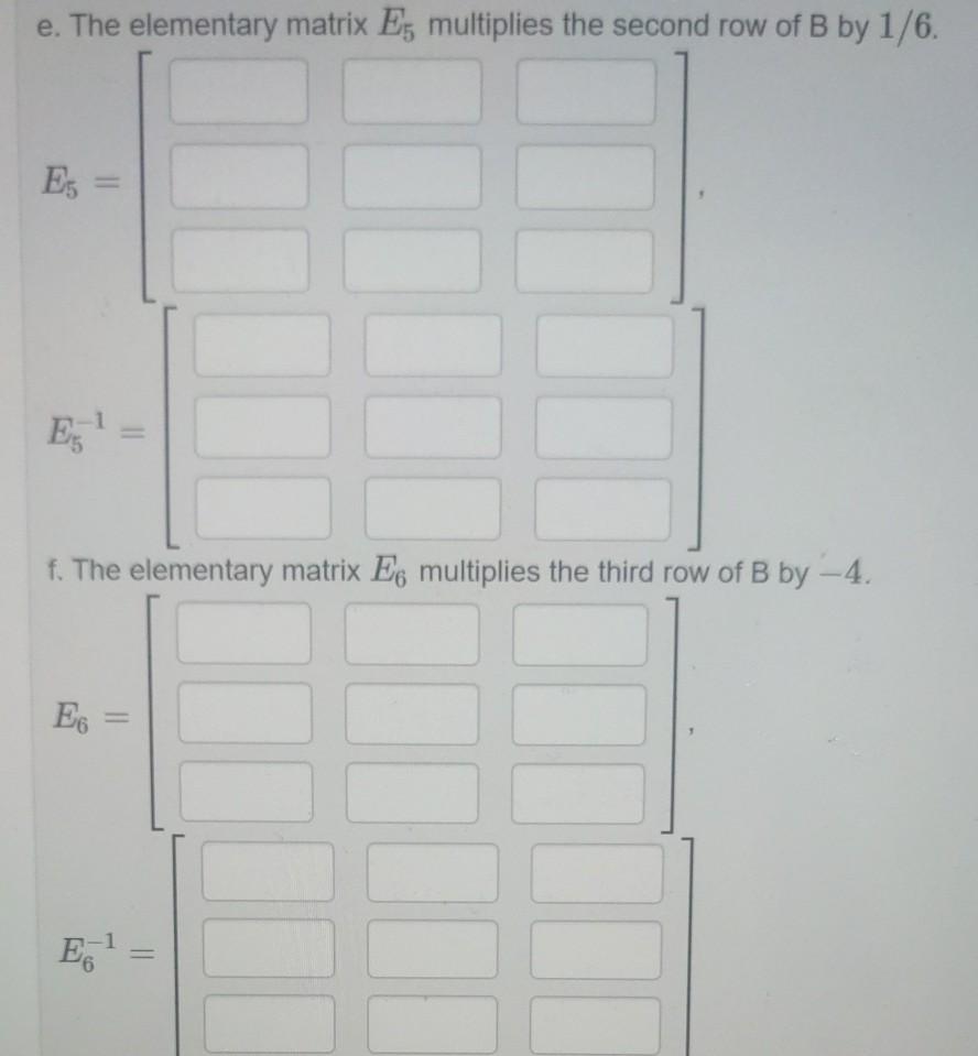Solved (1 point) An elementary matrix is a square matrix | Chegg.com