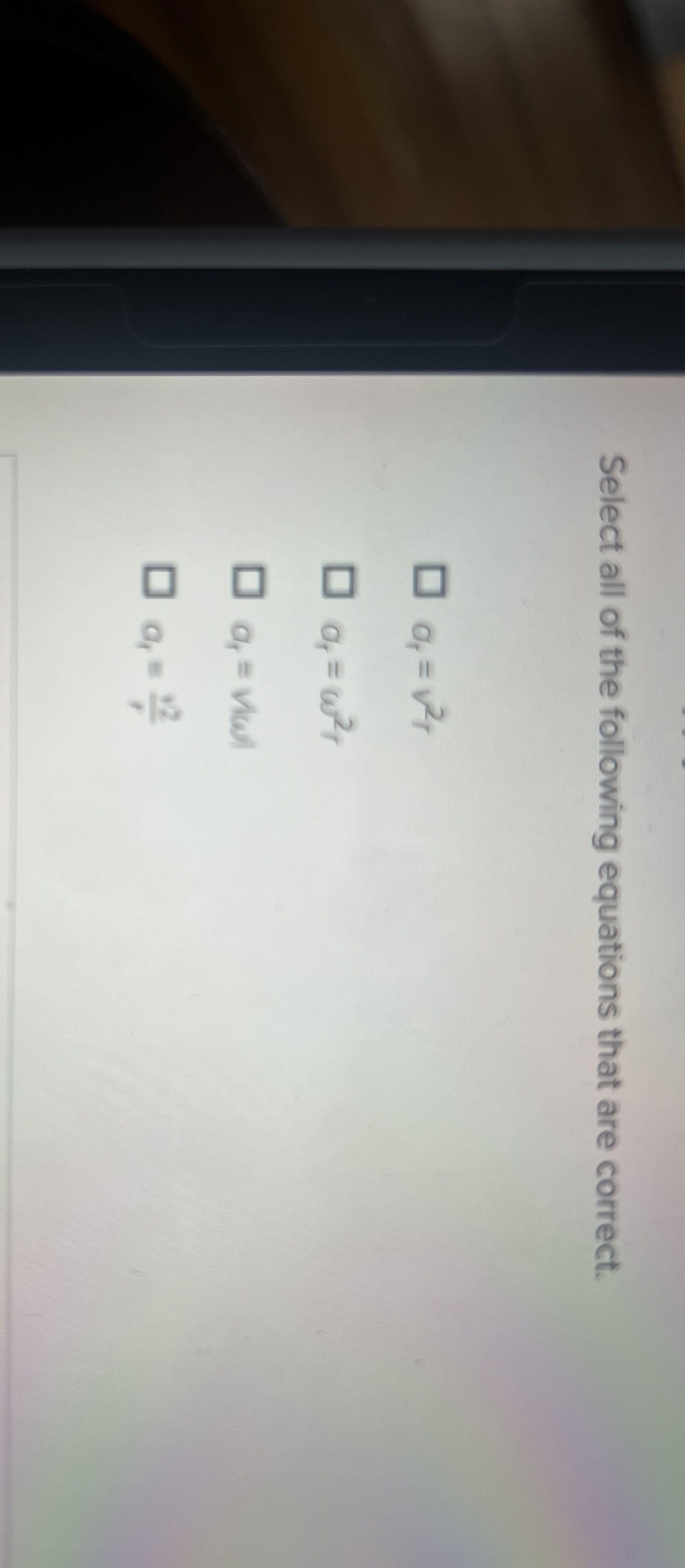 Select all of the following equations that are | Chegg.com