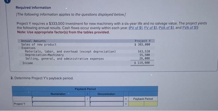 Solved Required information [The following information | Chegg.com