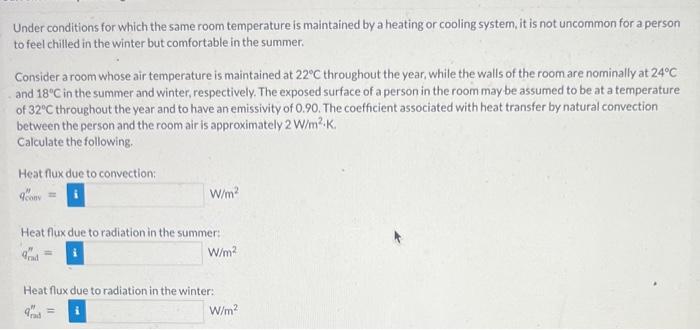 Solved Under conditions for which the same room temperature | Chegg.com