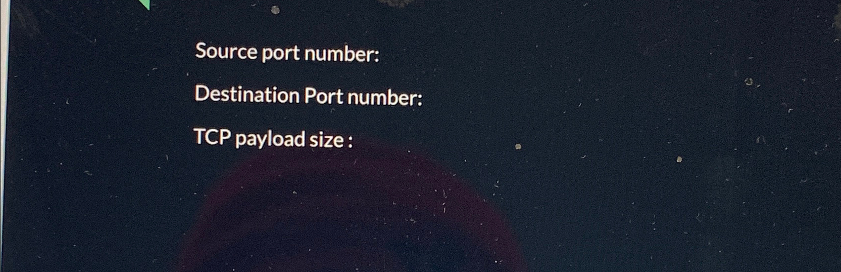 Solved Source port number:Destination Port number:TCP | Chegg.com