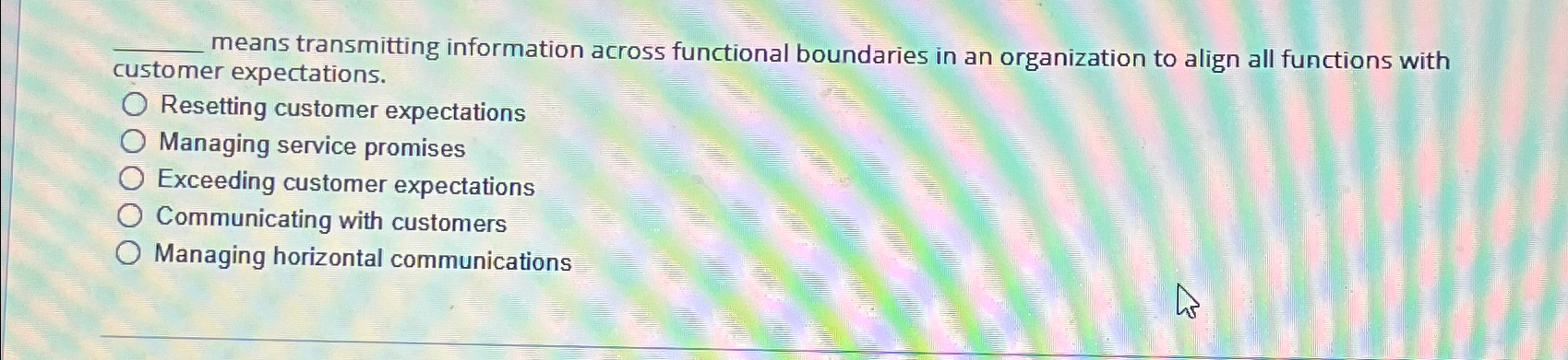 Solved means transmitting information across functional | Chegg.com