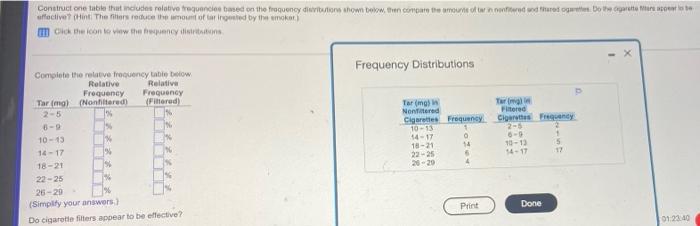 Solved Construct one table that includes relative | Chegg.com