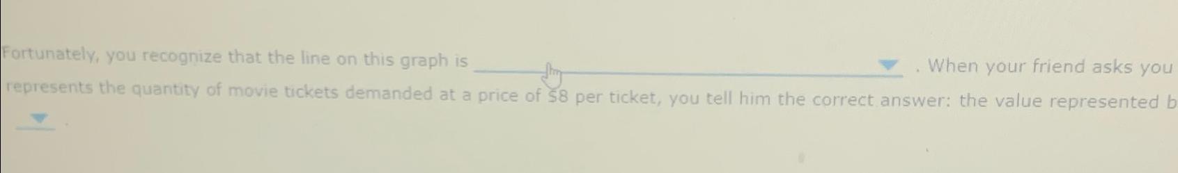 Solved Fortunately, you recognize that the line on this | Chegg.com
