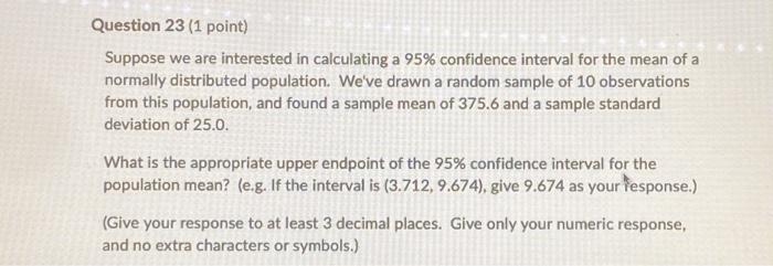 Solved Suppose we are about to randomly draw a sample point | Chegg.com