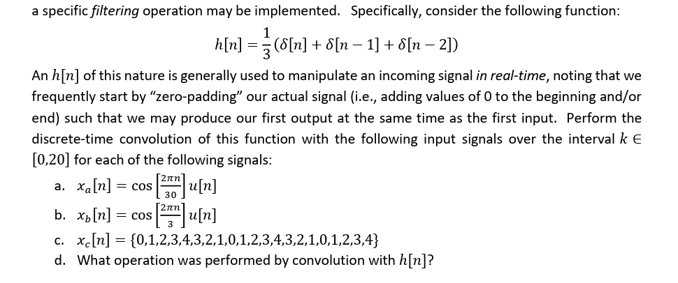 Solved Specifically, consider the following | Chegg.com
