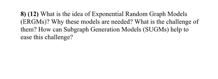 Solved social and economic networks. please explain all | Chegg.com