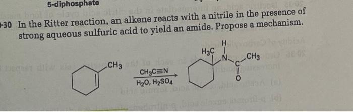 Solved In the Ritter reaction, an alkene reacts with a | Chegg.com
