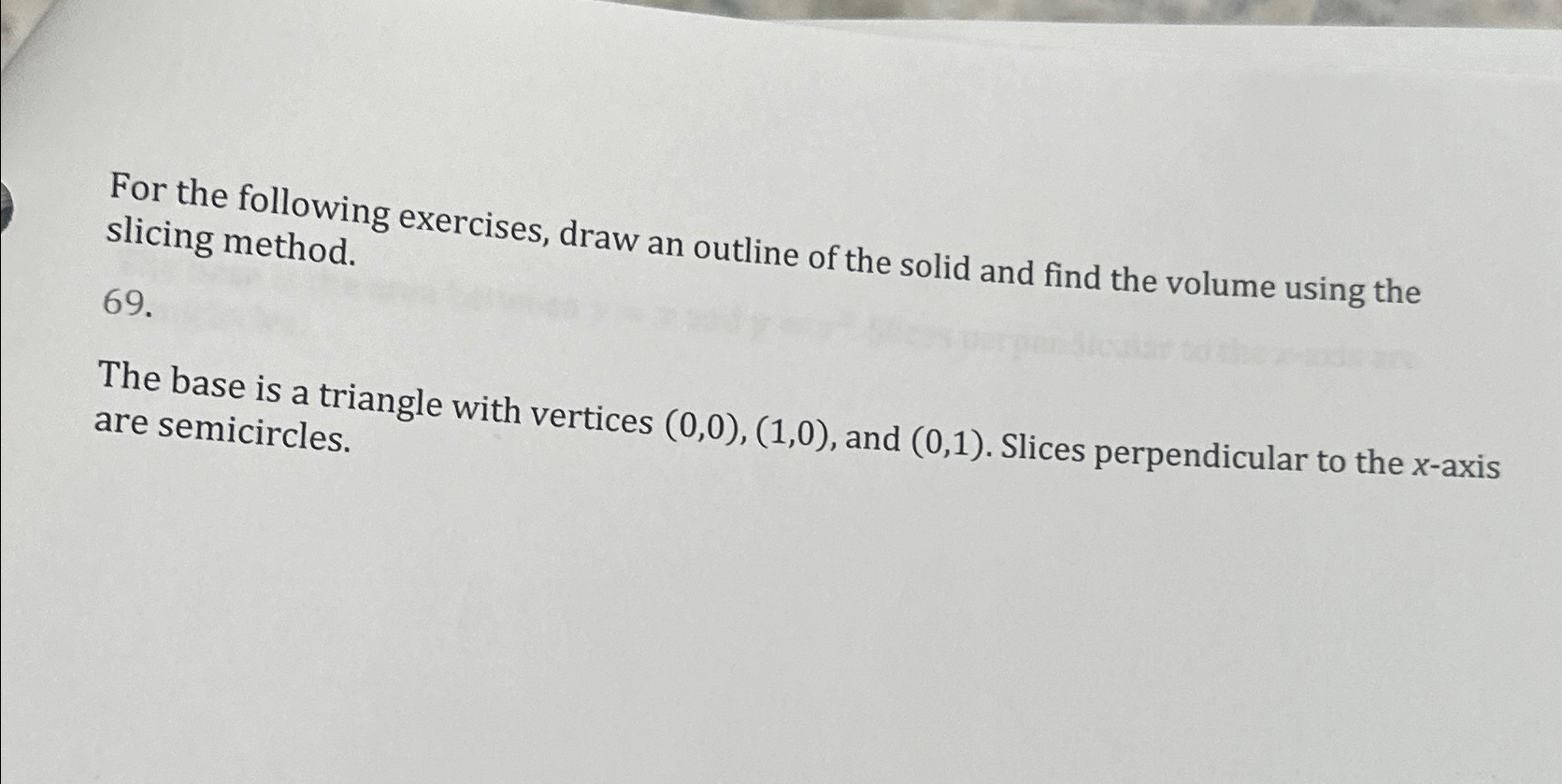 Solved For the following exercises, draw an outline of the | Chegg.com