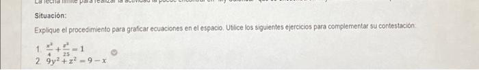 Solved La par Situación: Explique el procedimiento para | Chegg.com Solved La par Situación: Explique el procedimiento para | Chegg.com