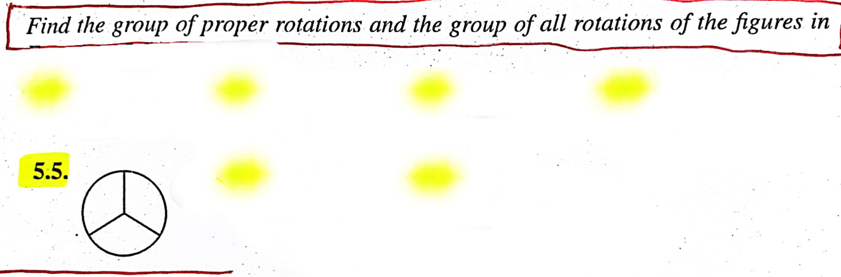Solved Find the group of proper rotations and the group of | Chegg.com