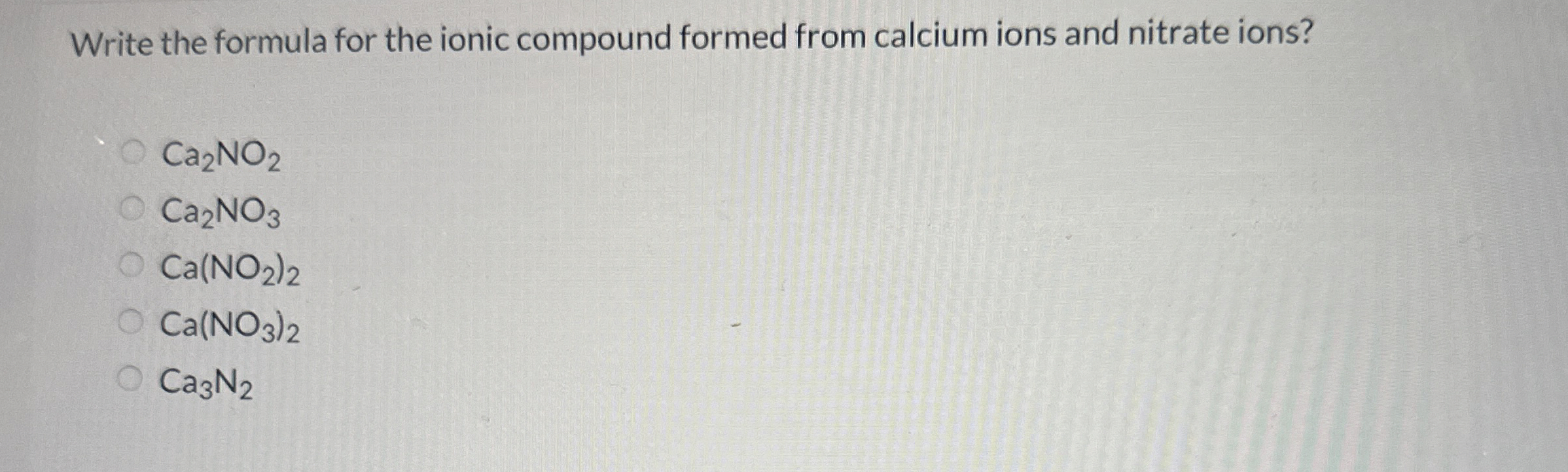 Solved Write the formula for the ionic compound formed from | Chegg.com