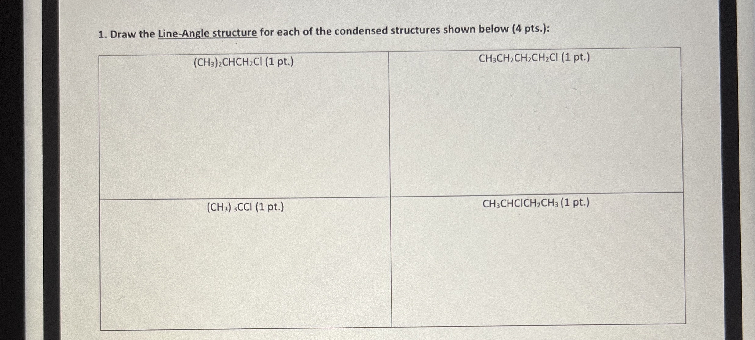 Solved Draw the Line-Angle structure for each of the | Chegg.com