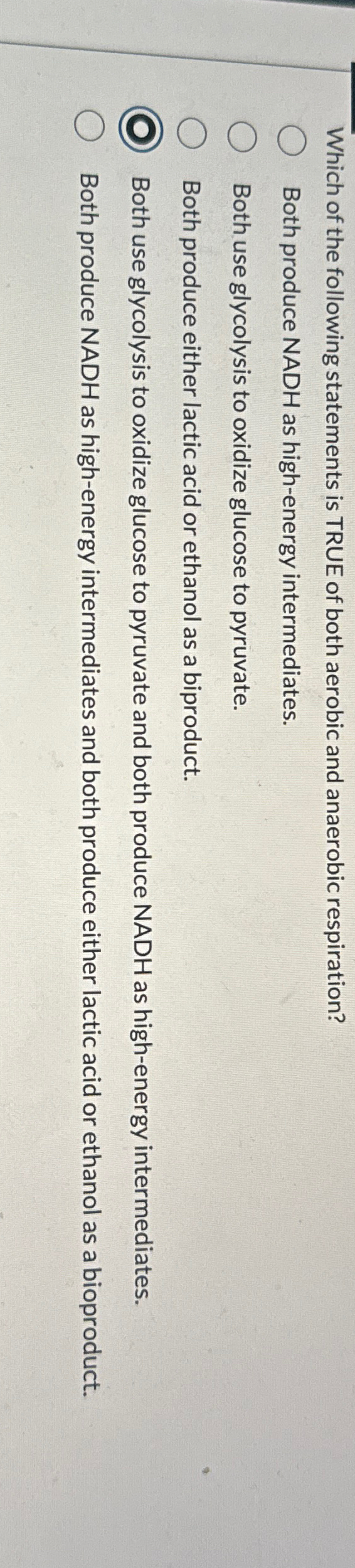 Solved Which of the following statements is TRUE of both | Chegg.com