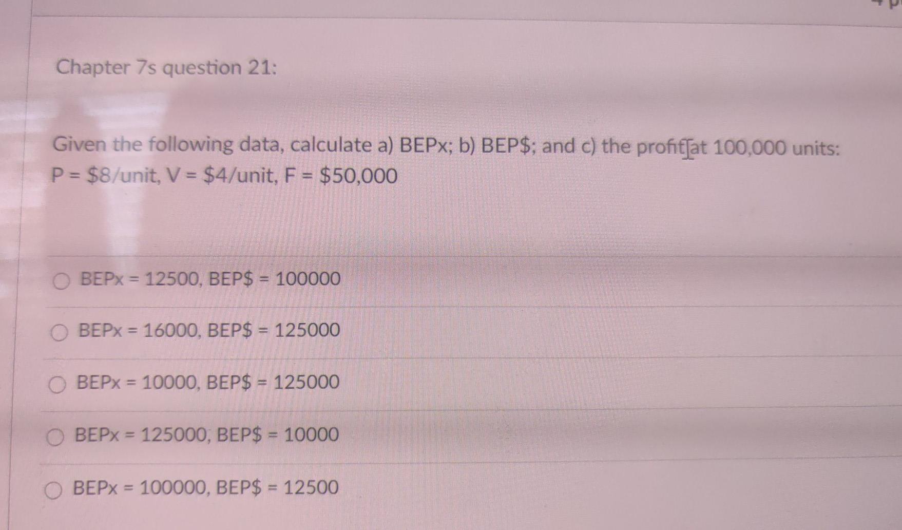 Solved Chapter 7s question 21: Given the following data, | Chegg.com Solved Chapter 7s question 21: Given the following data, | Chegg.com