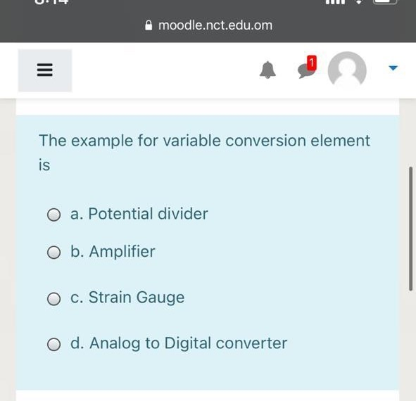Solved moodle.nct.edu.om The example for variable conversion | Chegg.com
