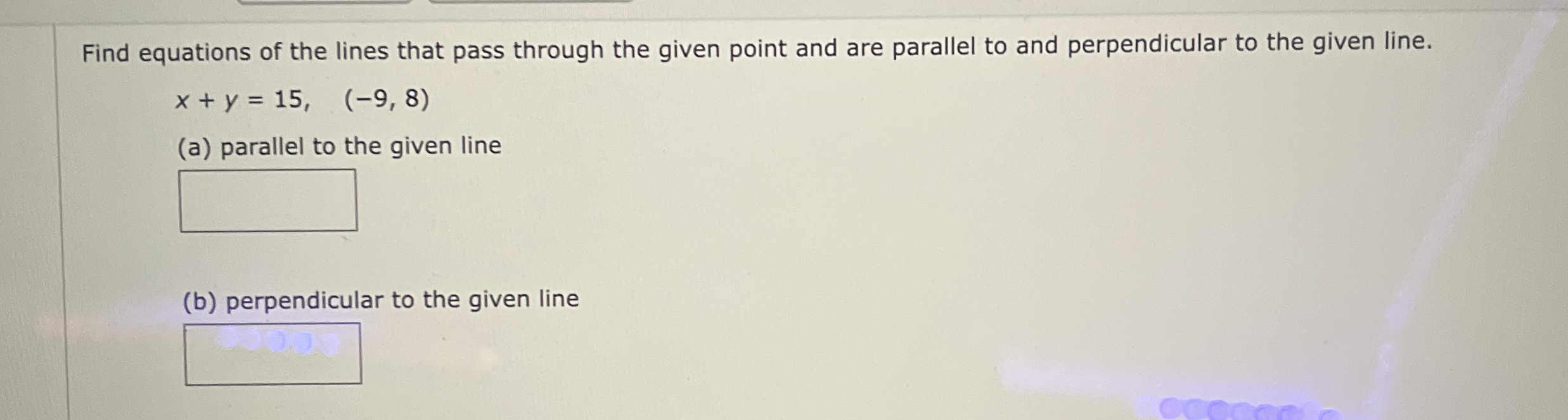 Solved Find equations of the lines that pass through the | Chegg.com