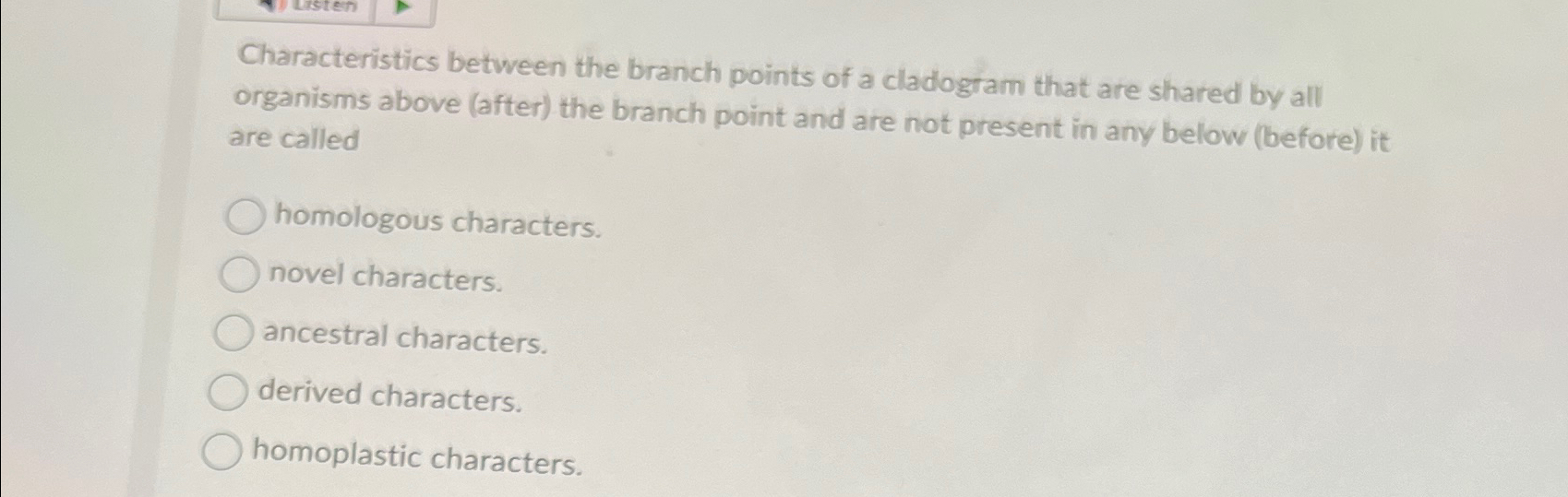 Solved Characteristics between the branch points of a | Chegg.com