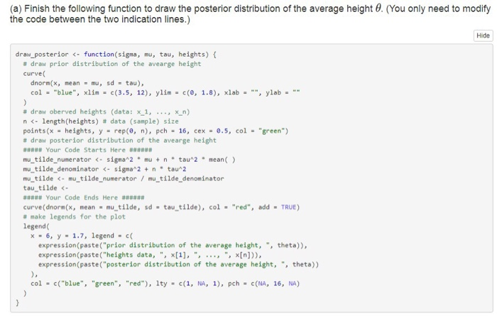 Solved Programming Assignment for Homework 2 Code In this | Chegg.com
