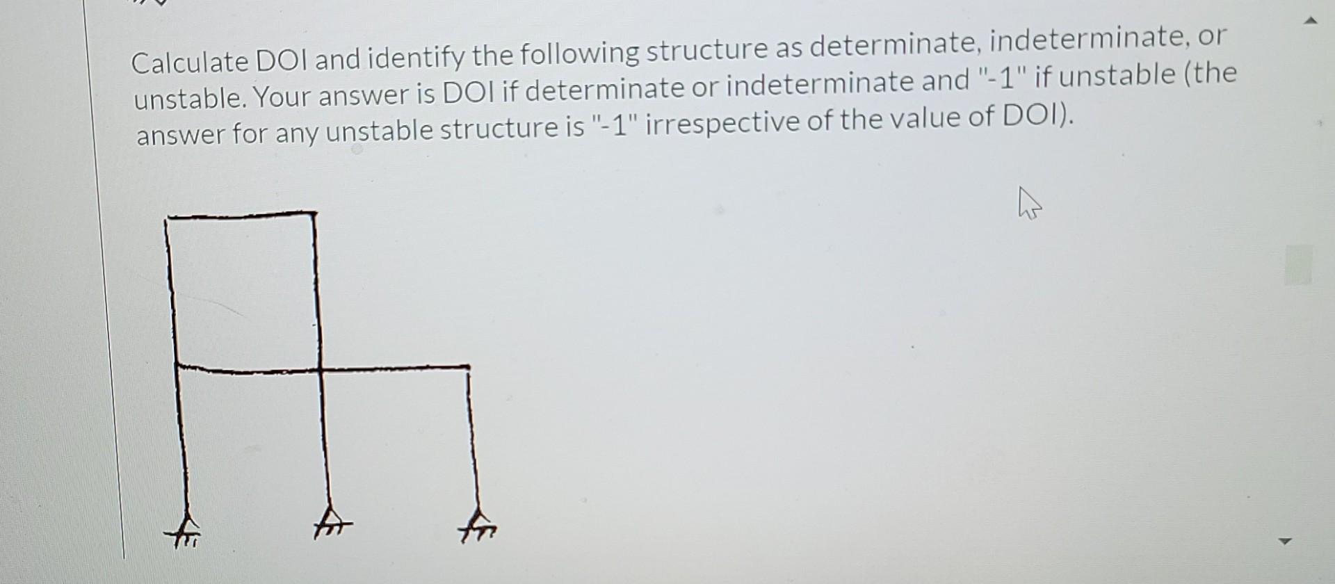 Solved Calculate DOI and identify the following structure as | Chegg.com