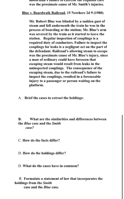 Homework Assignment Chapter 23 Synthesizing Cases and | Chegg.com