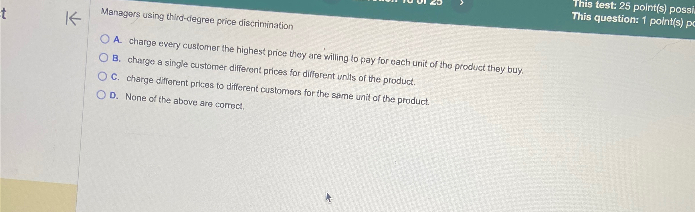Solved Managers using third-degree price discriminationThis | Chegg.com