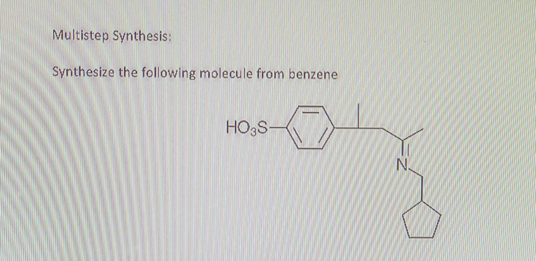 Solved Multistep Synthesis: Synthesize the following | Chegg.com