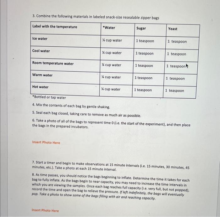 Solved Lab 3: Cellular Respiration (AT HOME) - Students will | Chegg.com