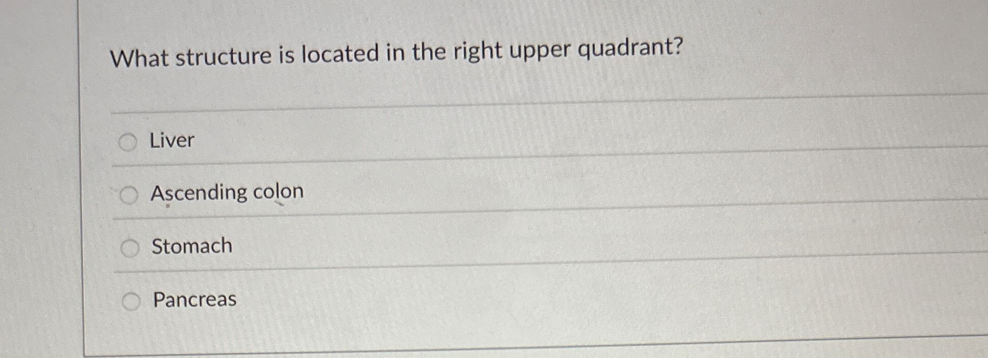 Solved What structure is located in the right upper | Chegg.com