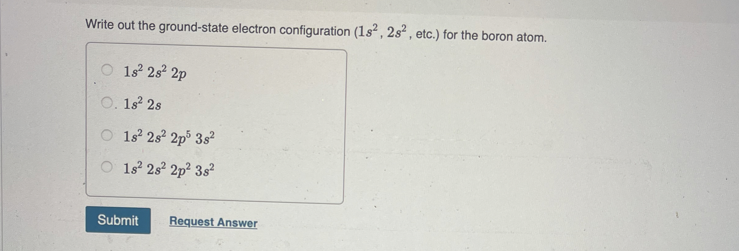 Solved Write out the ground-state electron configuration | Chegg.com