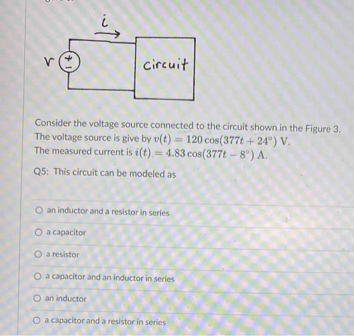 Solved V Consider the voltage source connected to the | Chegg.com