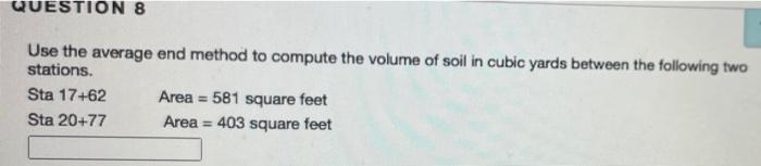Solved QUESTION 8 Use the average end method to compute the | Chegg.com