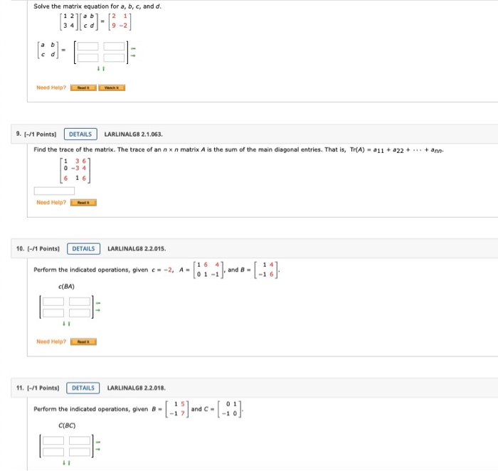 Solved Find X And Y X 2 6 2y 2x 3 8 Y 2 2x 6 6 9 76 8