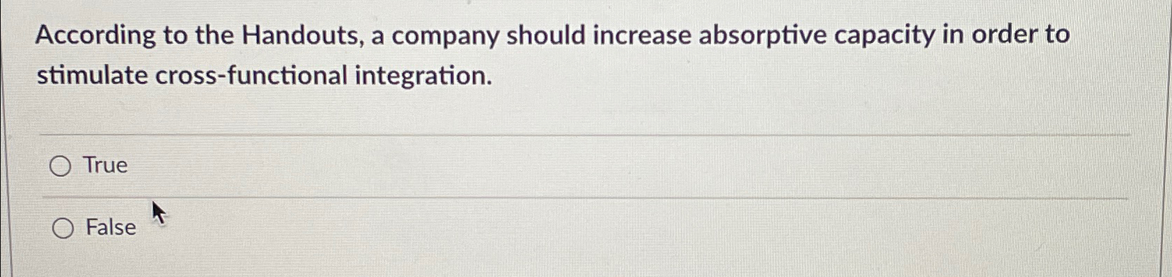 Solved According to the Handouts, a company should increase | Chegg.com