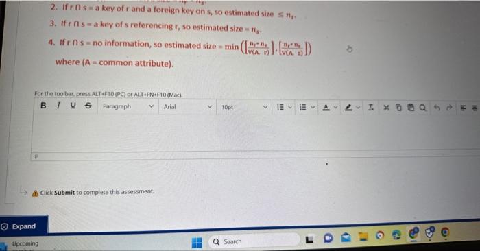 Solved Consider the join operation between relation r and | Chegg.com