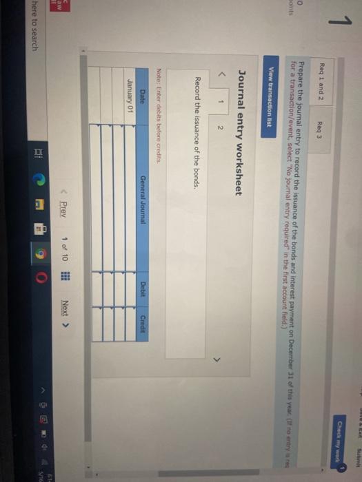 Solved Saved Help Save & Exit Submit Check my work E10-20 | Chegg.com