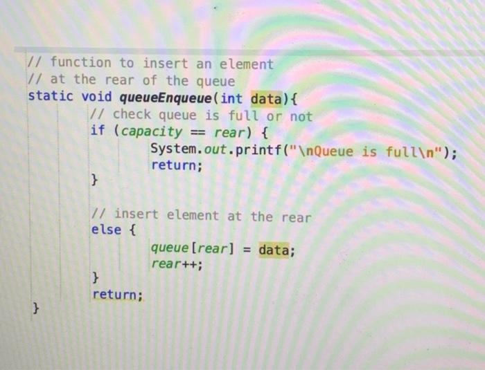 Solved Q3. Write a program that implements an Array-based | Chegg.com