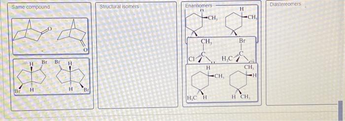 Solved Identify the stereochemical relationships between | Chegg.com