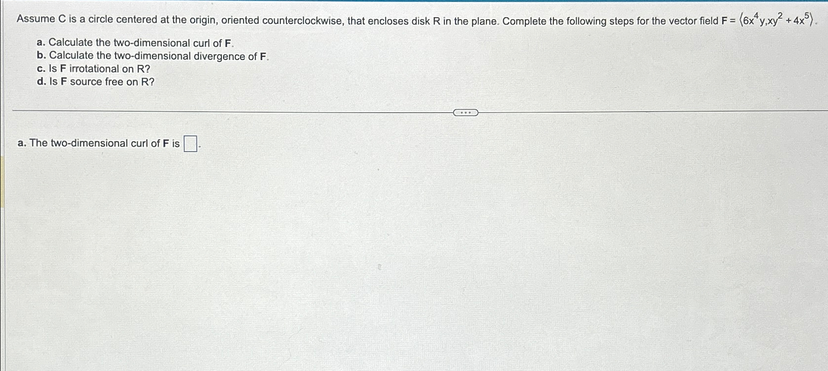 Solved Assume C ﻿is a circle centered at the origin, | Chegg.com
