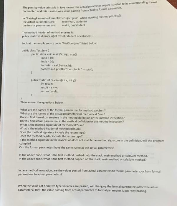 Solved Method deli tion and invocation P. 15 Implement a | Chegg.com