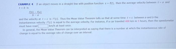 Solved EXAMPLE 4 If an object moves in a straight line with | Chegg.com