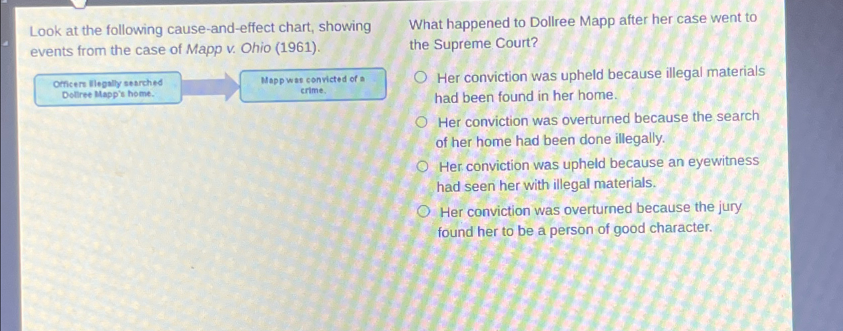 Solved Look at the following cause-and-effect chart, showing | Chegg.com