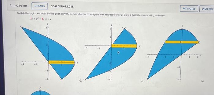 [Solved]: Sketch the region enclosed by the given curves. D