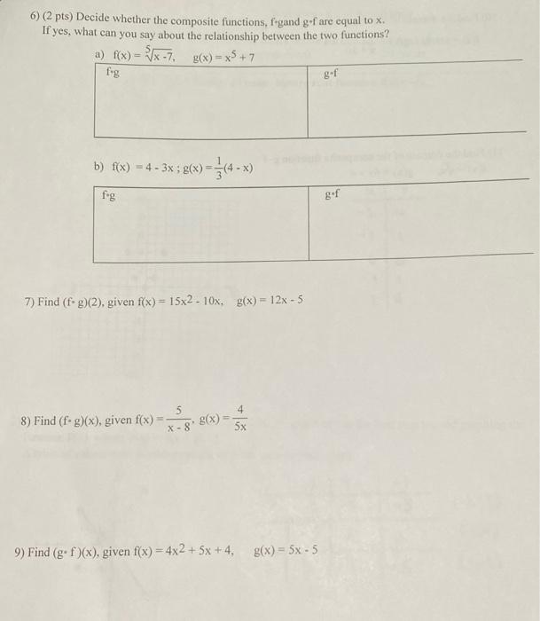 Solved 3) Find the domain of each of the given function. | Chegg.com