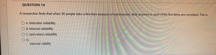 Solved A researcher finds that when 40 people take a | Chegg.com